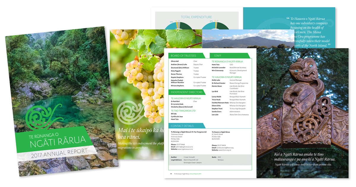 Annual Report designed to reflect the ethos of your organisation